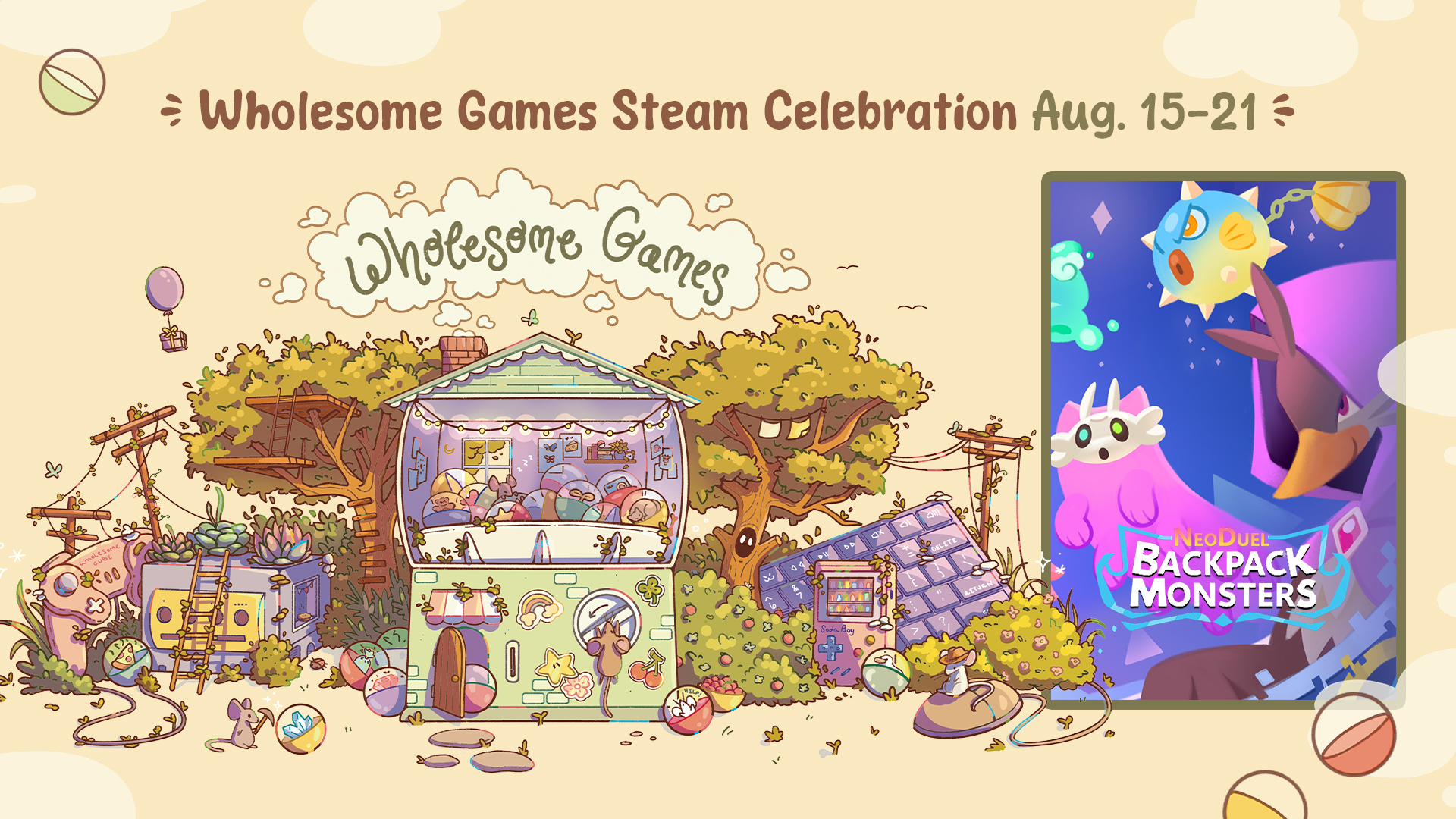 NeoDuel: Backpack Monsters ¡desata la diversión en la Wholesome Games ...